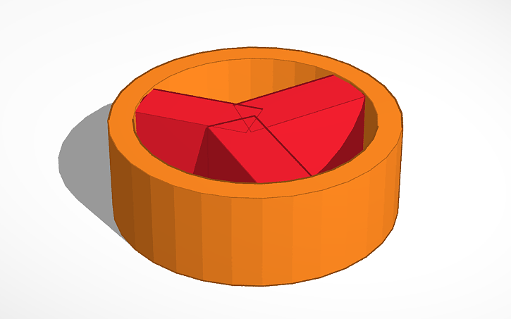 3D design peace sign - Tinkercad