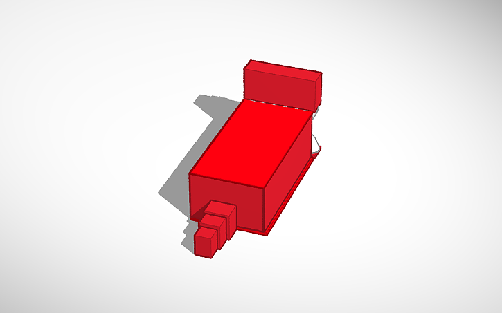 3D design Red Worm - Tinkercad