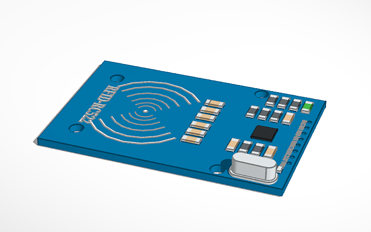 3D design RFID SENSOR - Tinkercad