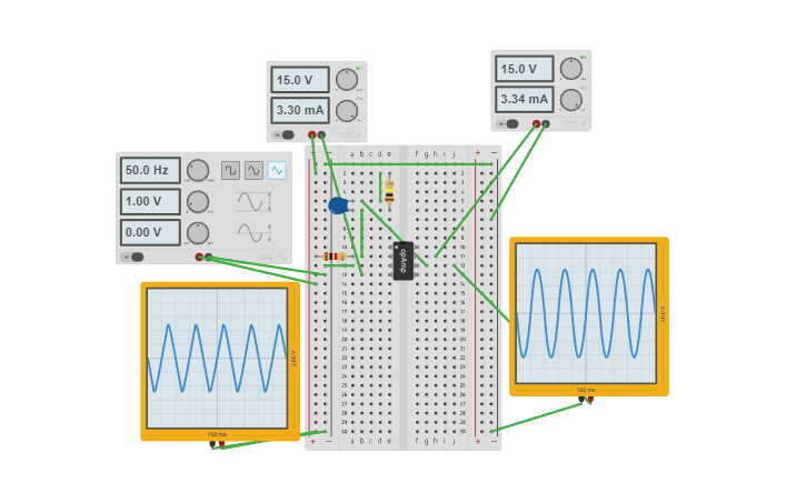 Circuit design 21910170_opamp_integrator | Tinkercad