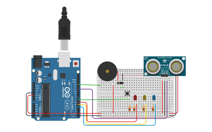 Circuit design Tugas 1 Soal 1 - Tinkercad
