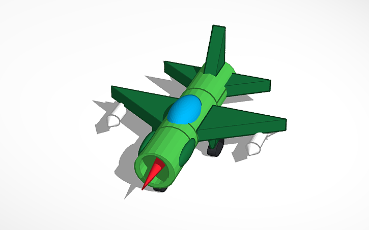 3d Design Mig 21 Tinkercad