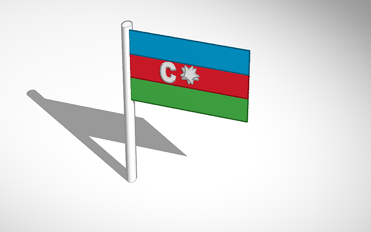 3D design Bayraq - Tinkercad