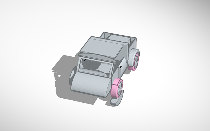 3D design carrito 8a - Tinkercad