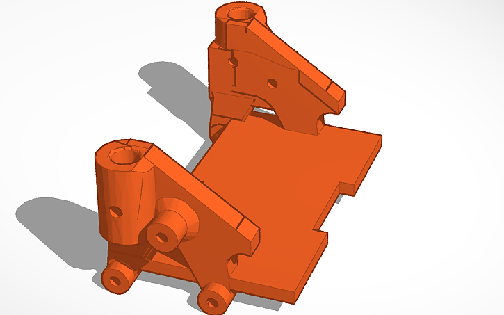 3D design receiver and forward body post mount for scx24 | Tinkercad