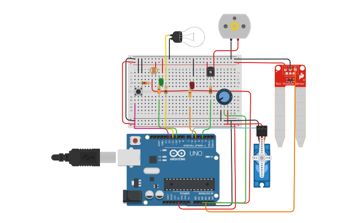 Circuit design Proyecto 2, programación II. Jennifer Valle. | Tinkercad