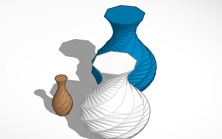 3D design Vase - Tinkercad