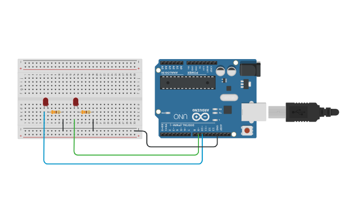Circuit design 21c_Timer Interrupts - Tinkercad