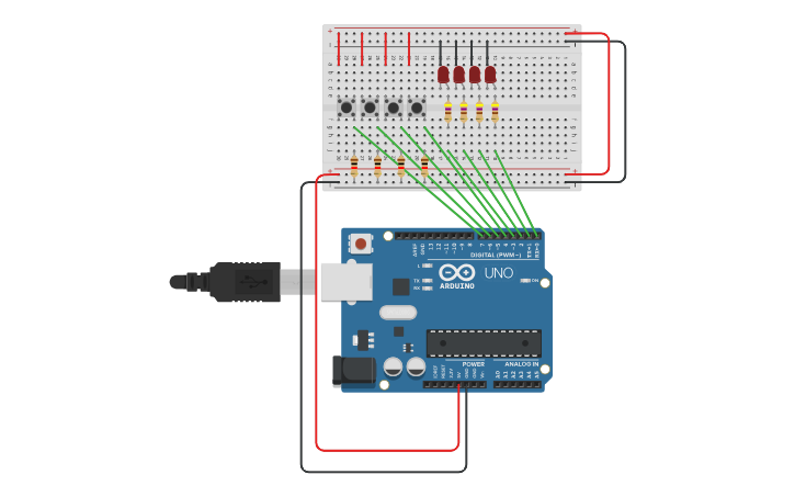 Circuit design P4 pre 2 - Tinkercad
