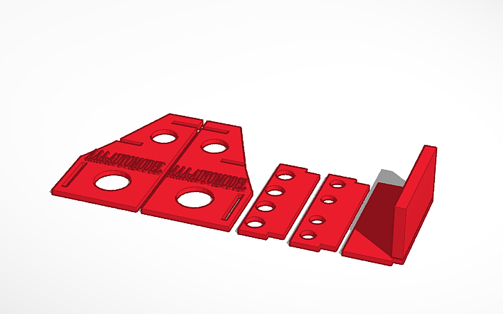 3D design shock stand - Tinkercad