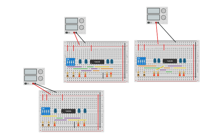 Circuit Design Prac 123 Or And Not Tinkercad
