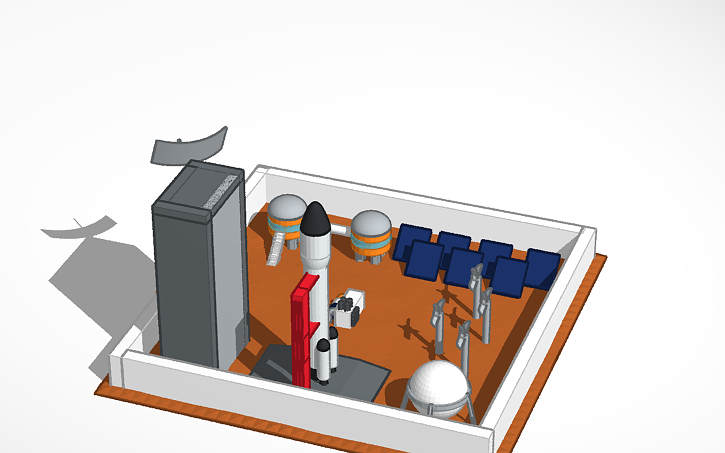 3D design Mars Base By: Elon Musk - Tinkercad
