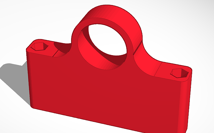 3D design Holder for 7 pin trailer electric plug - Tinkercad