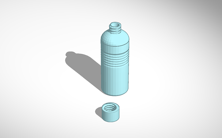 3D design Water Bottle - Tinkercad