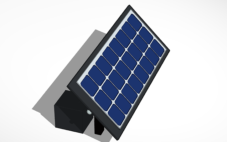 3D design SOLAR PANEL | Tinkercad