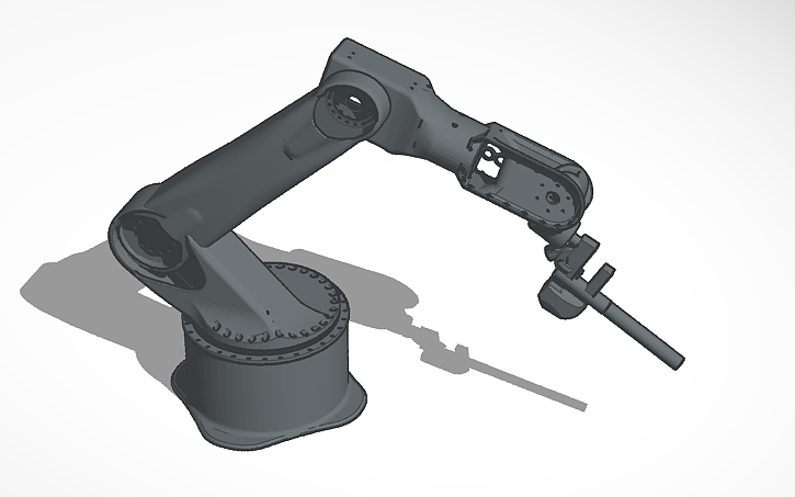 3d Design Industrial Robotic Arm Tinkercad