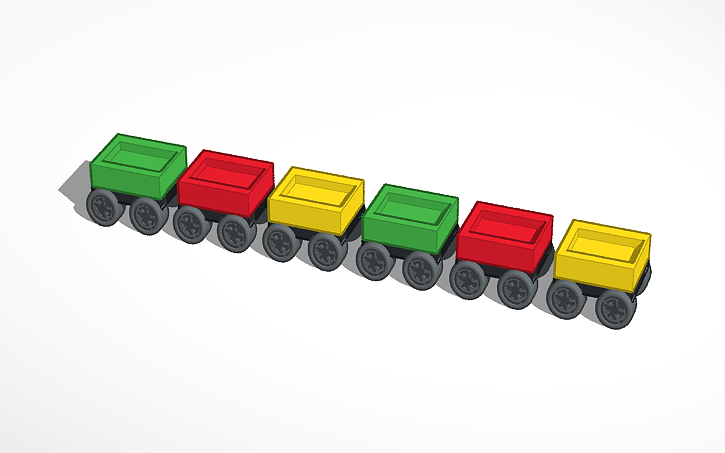 3D design Train Yard - Tinkercad