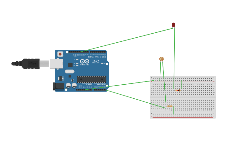 Circuit design Montaje 5 | Tinkercad