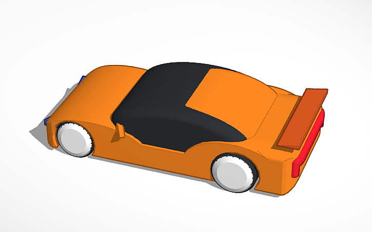 3D design SPORTS CAR | Tinkercad