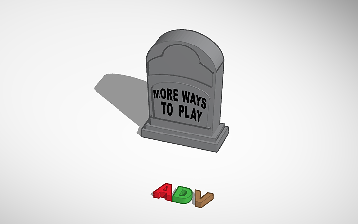 3D design Pvz main menu - Tinkercad