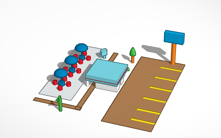 3D design creative building assement - Tinkercad