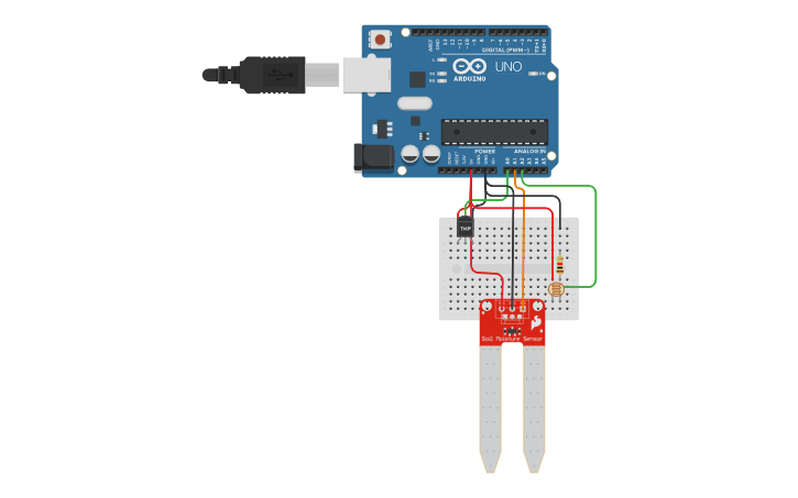 Circuit design CP-04 - Tinkercad