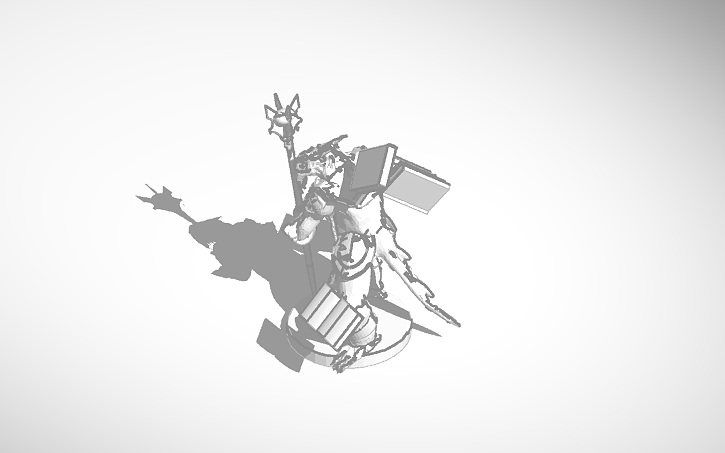 3D design dragon born wizard D&D | Tinkercad