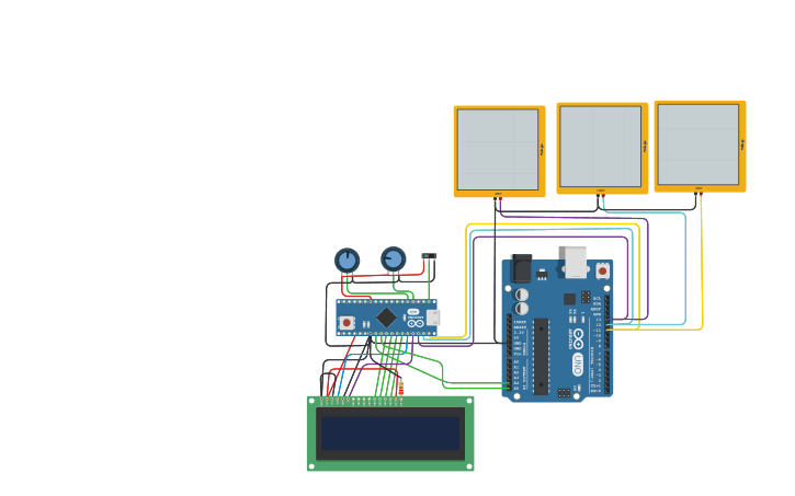 Circuit design Radio command simulator - Tinkercad