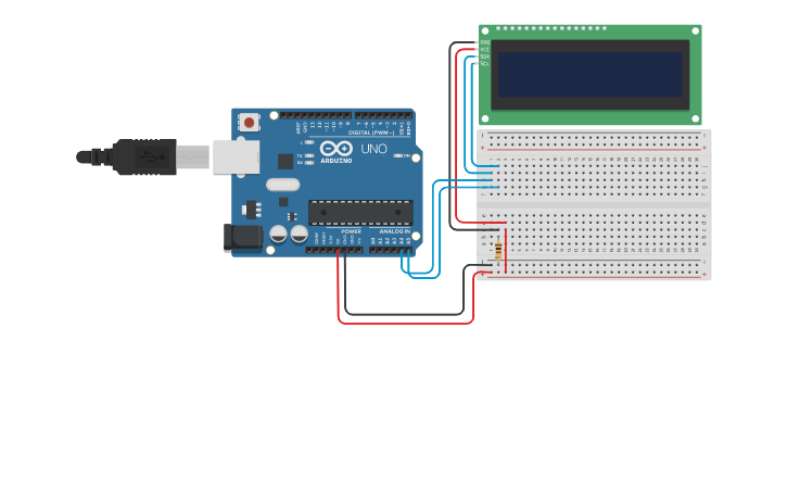 Circuit design Assignment 5 - Code 1 - Tinkercad