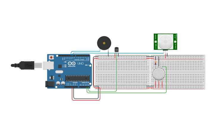 Circuit design TinkerCAD Arduino Home Automation Project - Tinkercad