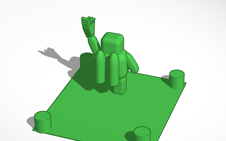 3D design statue of liberty - Tinkercad