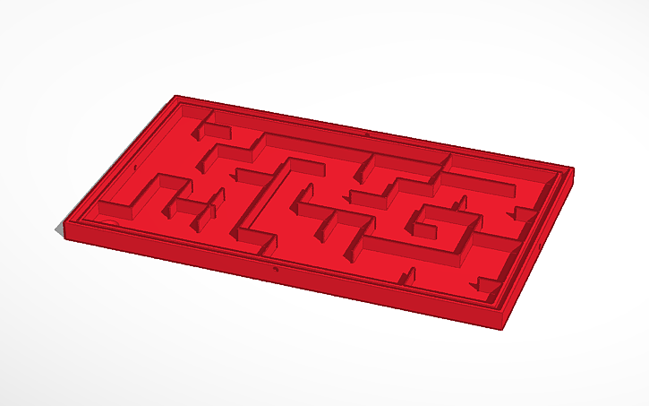 3D design Labyrinth Maze Game - Tinkercad
