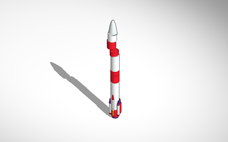 3D design PSLV design - Tinkercad
