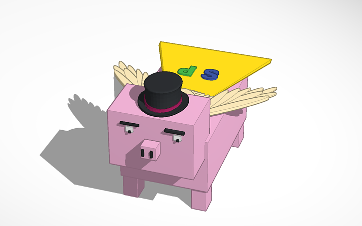 3D design super pig | Tinkercad
