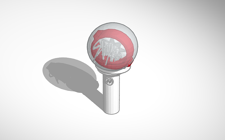 3D design StrayKids Lightstick - Tinkercad