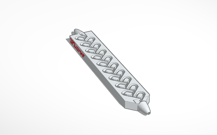 3D design Tesla Valve - Tinkercad