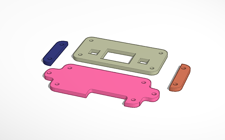 3D design microbit case - Tinkercad