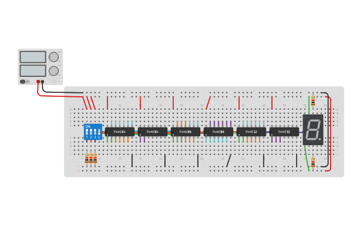 Circuit Design Activity 4 1 Decoder Bcd Tinkercad