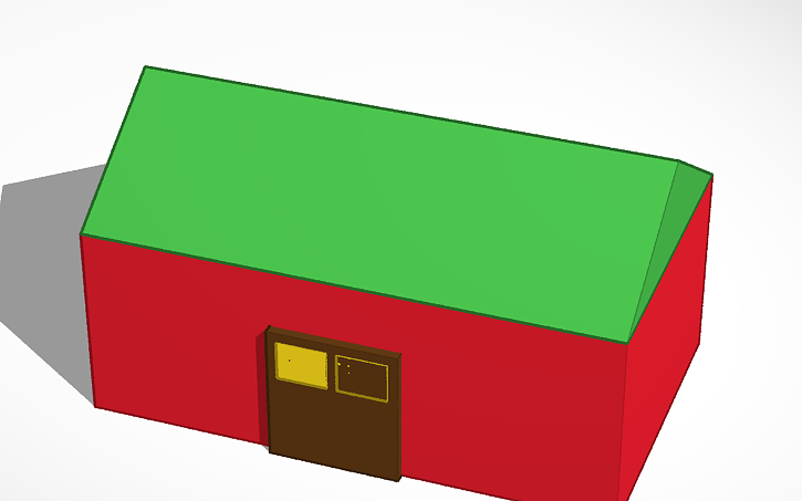 3D design Basic House - Tinkercad