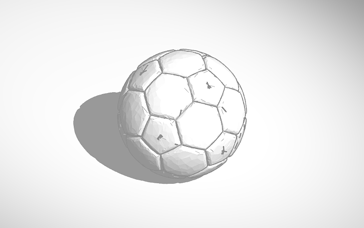 3D design soccer ball - Tinkercad