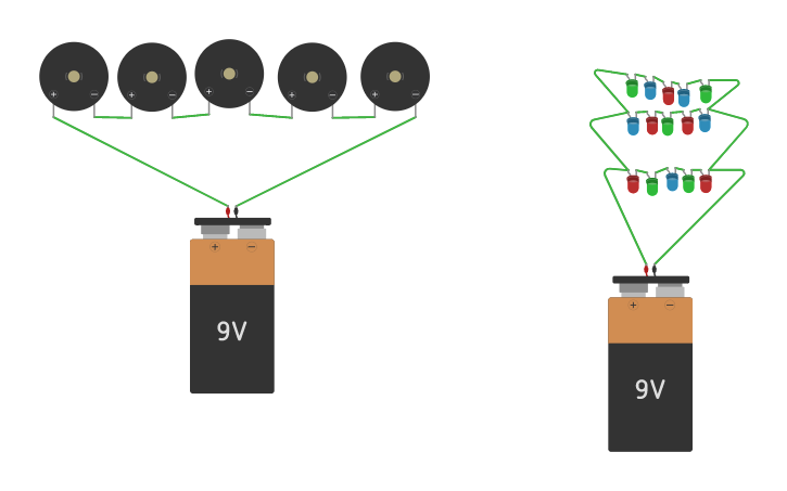 Circuit Design Series And Parallel Circuits Tinkercad