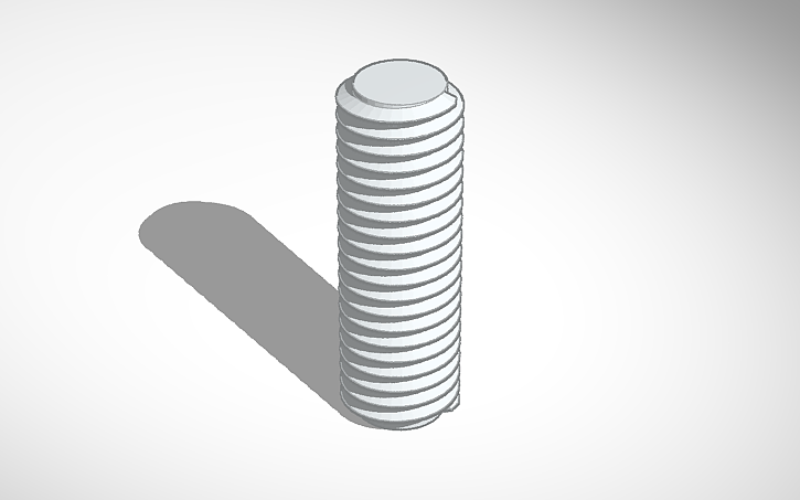 3D design Rosca metrica | Tinkercad