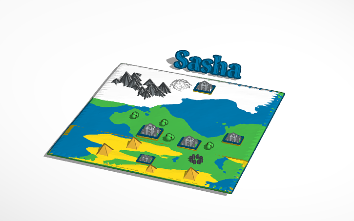 3D design Map - Tinkercad