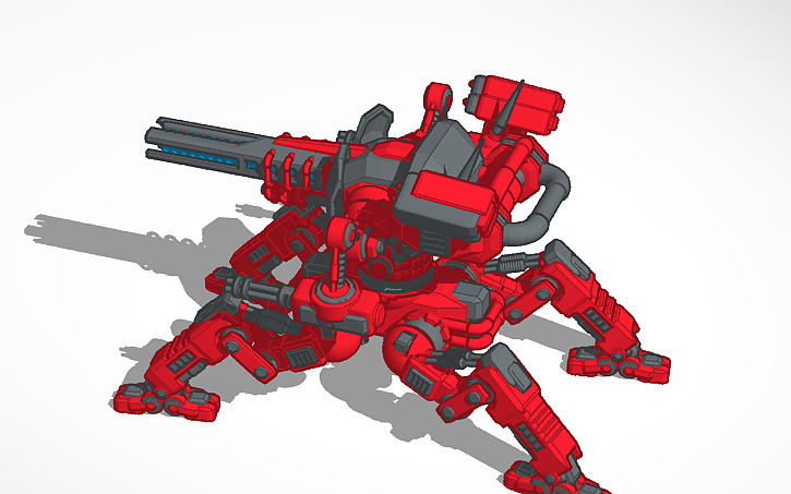 3D design HMRDU-X1A - "Hercules" Mobile Railgun Defense Unit | Tinkercad