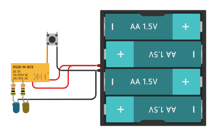 Circuit Design Copy Of Simple Dpdt Relay Circuit Tinkercad