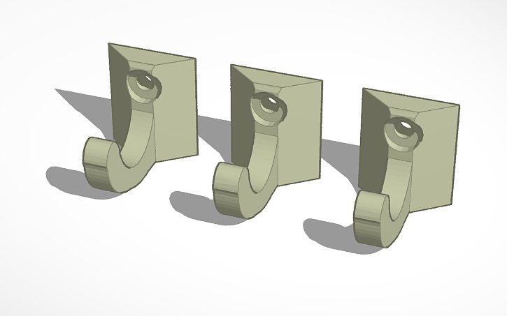 3D design Exquisite Hangers - Tinkercad