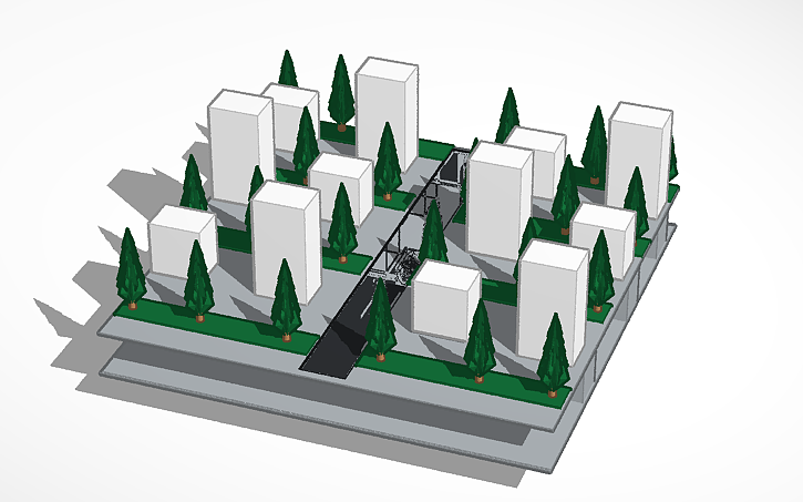 3D design THE LINE - Tinkercad