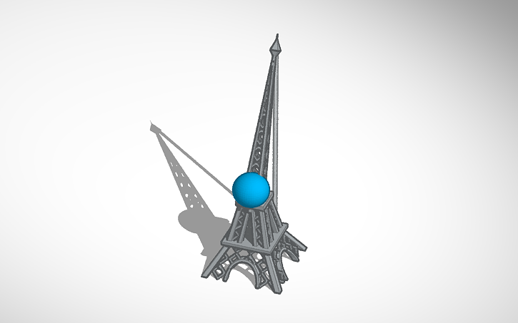 3D design Eiffel Tower Boom | Tinkercad