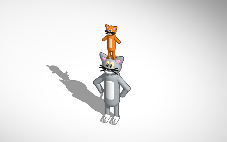 3D design Tom and Jerry | Tinkercad