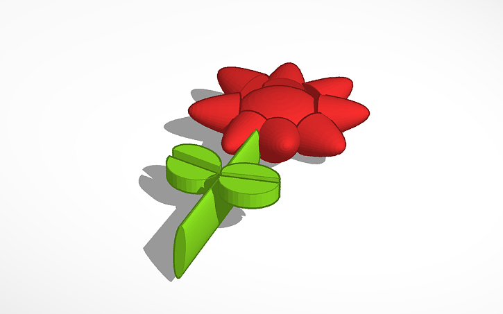 3D design Flower - Tinkercad